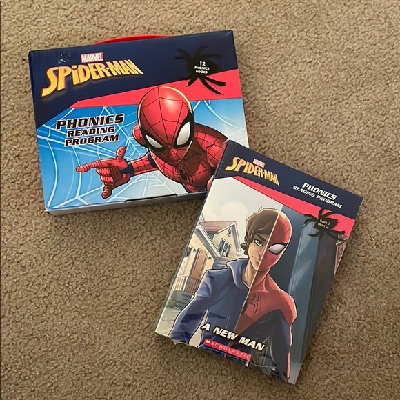 Marvel | Toys | Marvel Spiderman Phonics Reading Program Set Of 2 ...